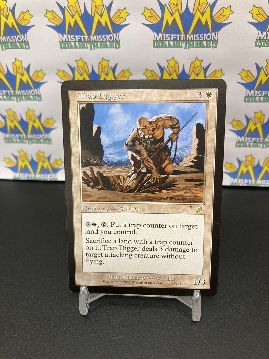 Magic the Gathering: White Creature - Soldier Trap Digger Card – The ...