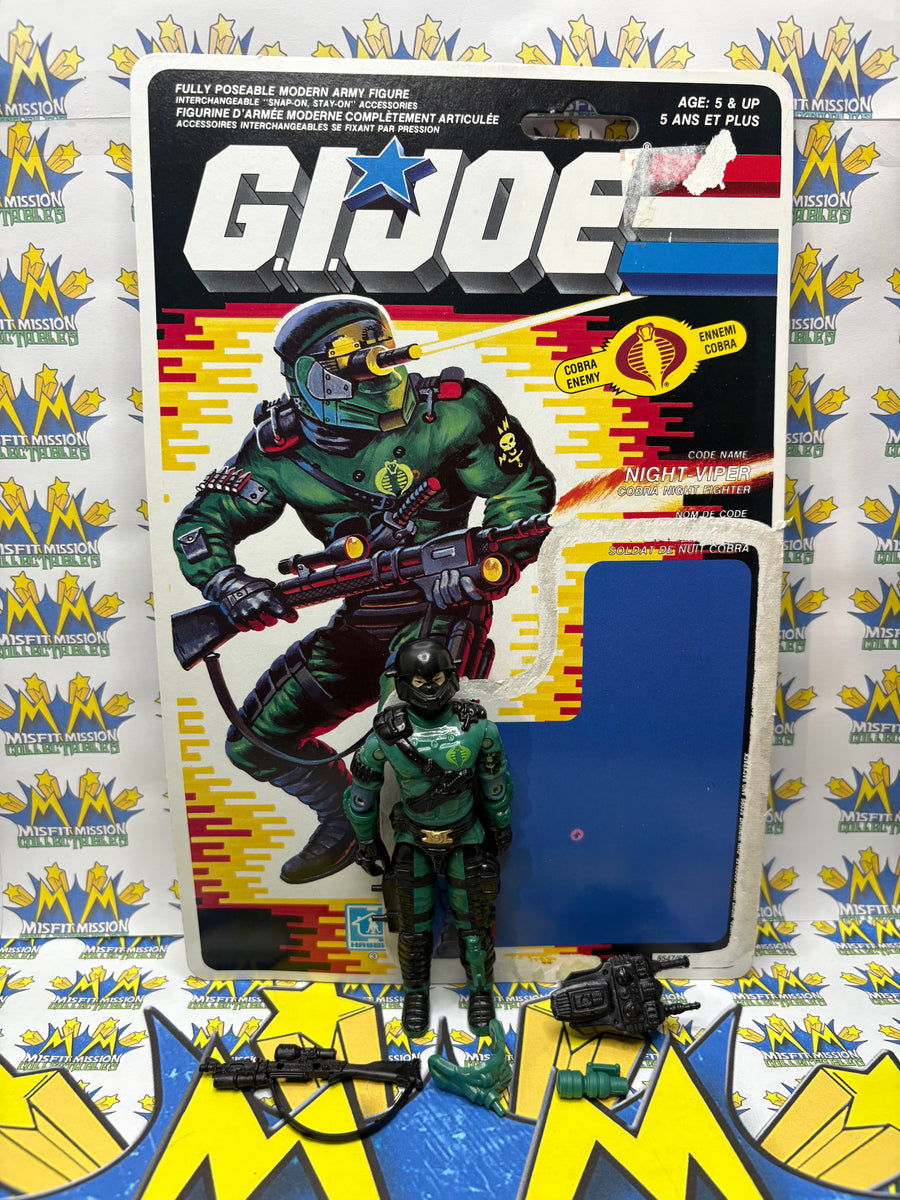 Vintage Hasbro 1989 GI Joe Night-Viper Figure Complete – The Misfit ...