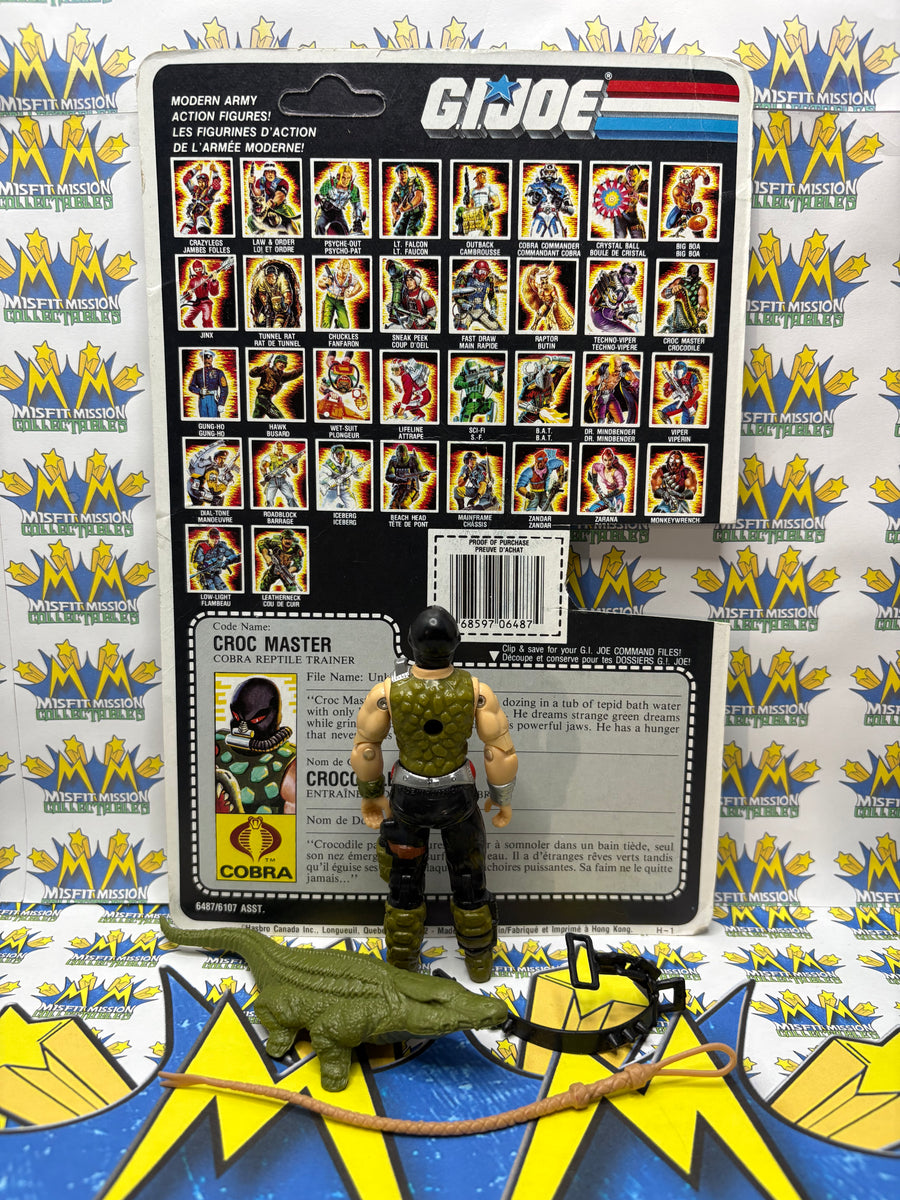 Vintage Hasbro 1988 GI Joe Croc Master Figure Complete – The Misfit ...
