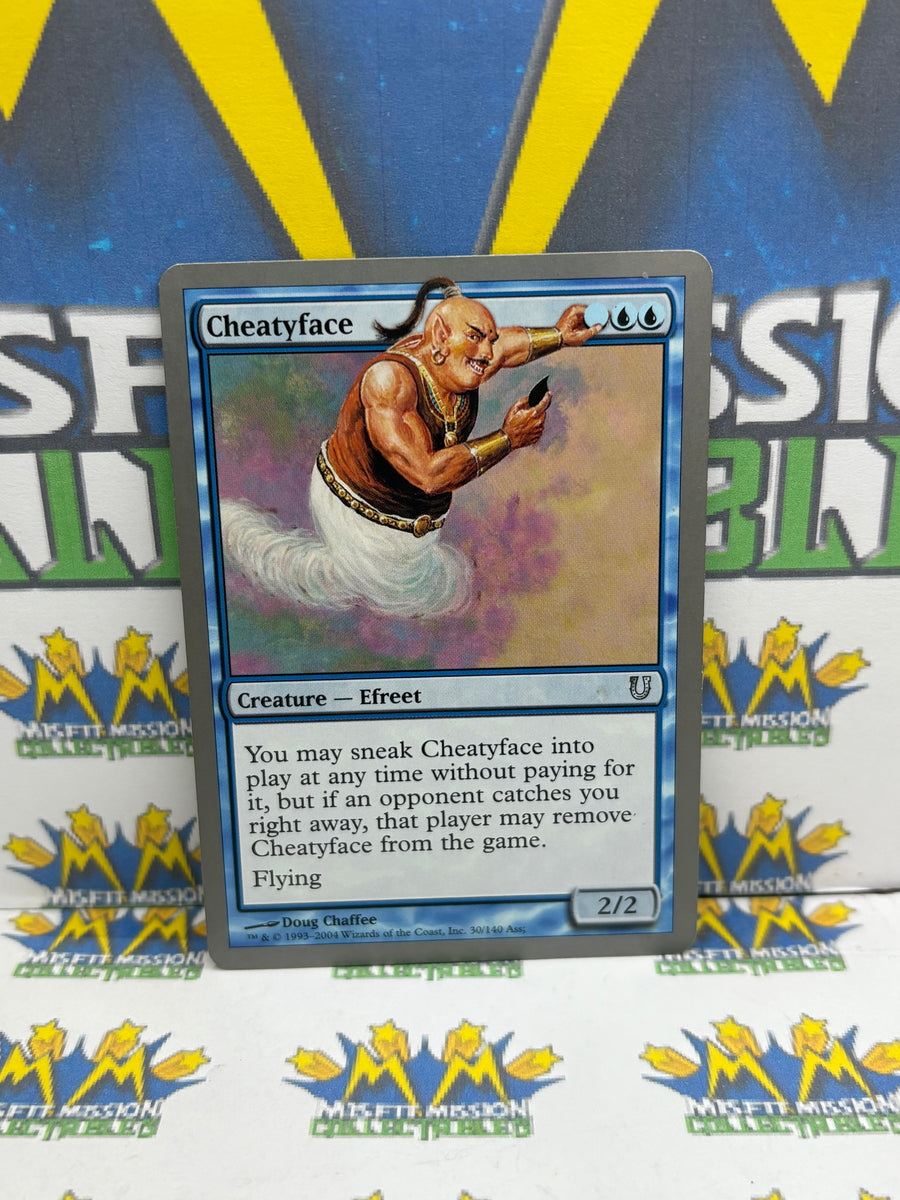 Magic the Gathering: Blue Uhinged Uncommon Creature Efreet Cheatyface ...