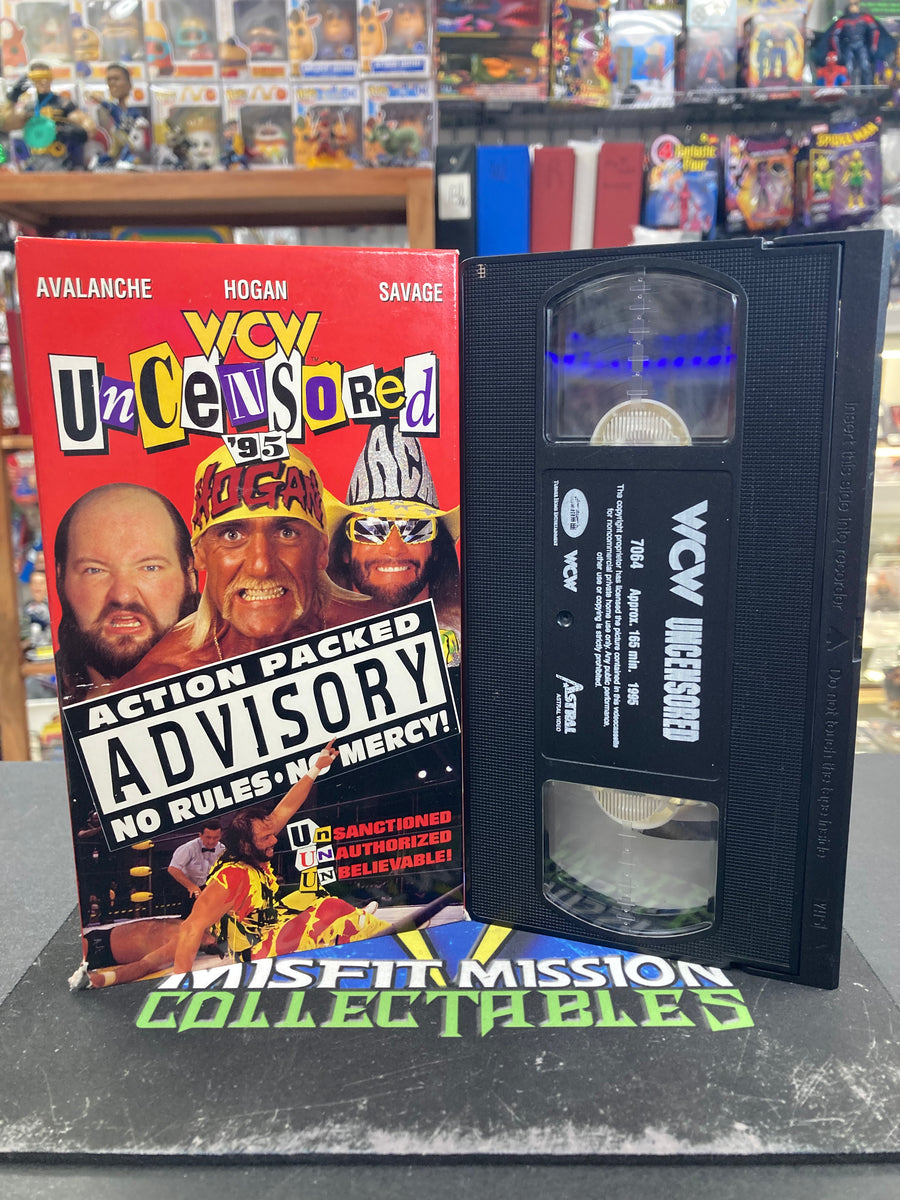 1995 WCW Uncensored ‘95 VHS Tape – The Misfit Mission Collectables