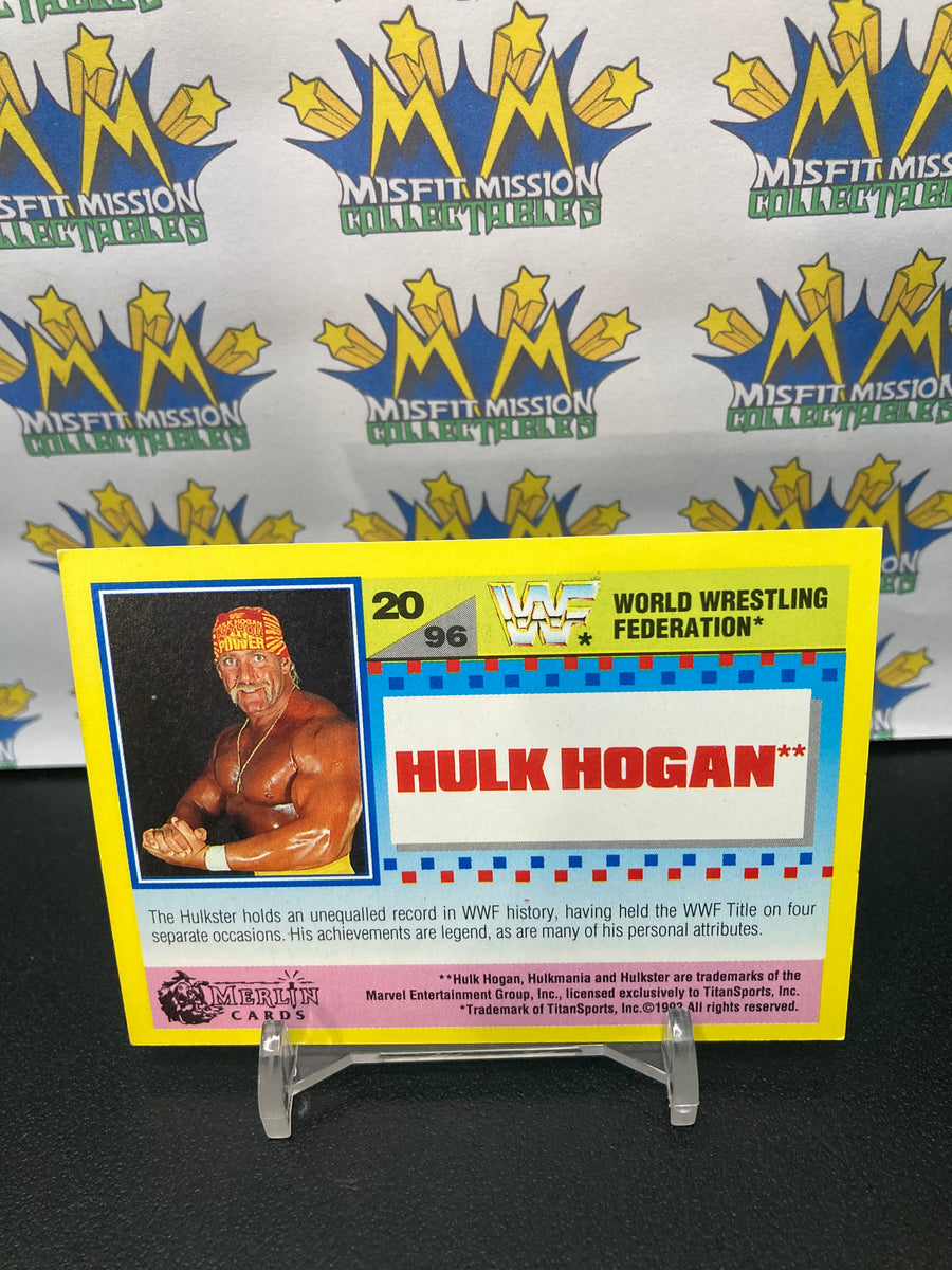 1992 WWE WWF Merlin Gold Series 2 Hulk Hogan #20 Trading Card – The ...