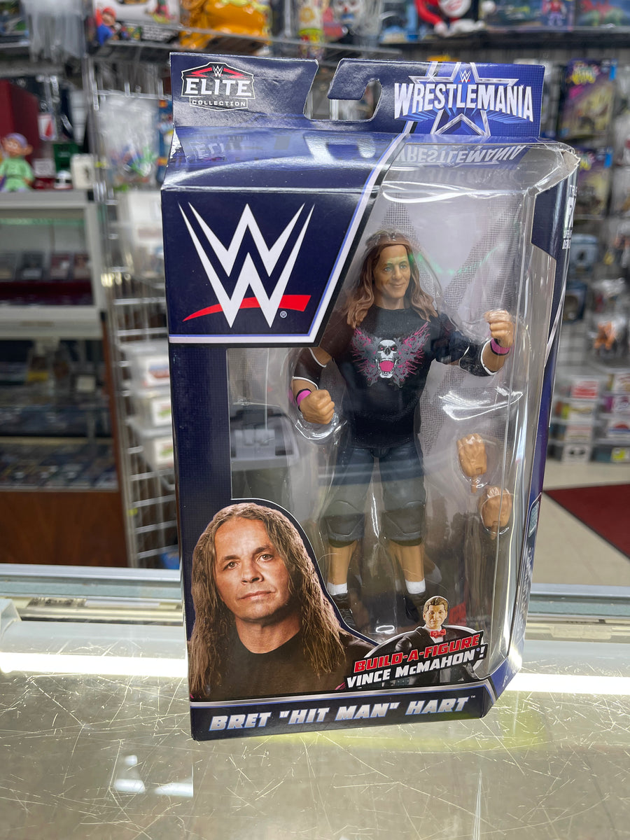 Mattel WWE Elite Collection Wrestlemania Bret Hart Vince McMahon BAF ...