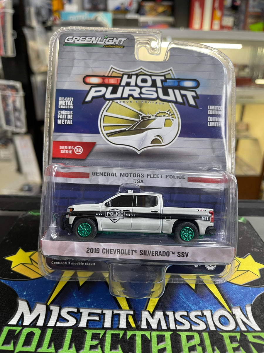 2019 Greenlight Hot Pursuit Series 2019 Chevrolet Silverado SSV Genera ...