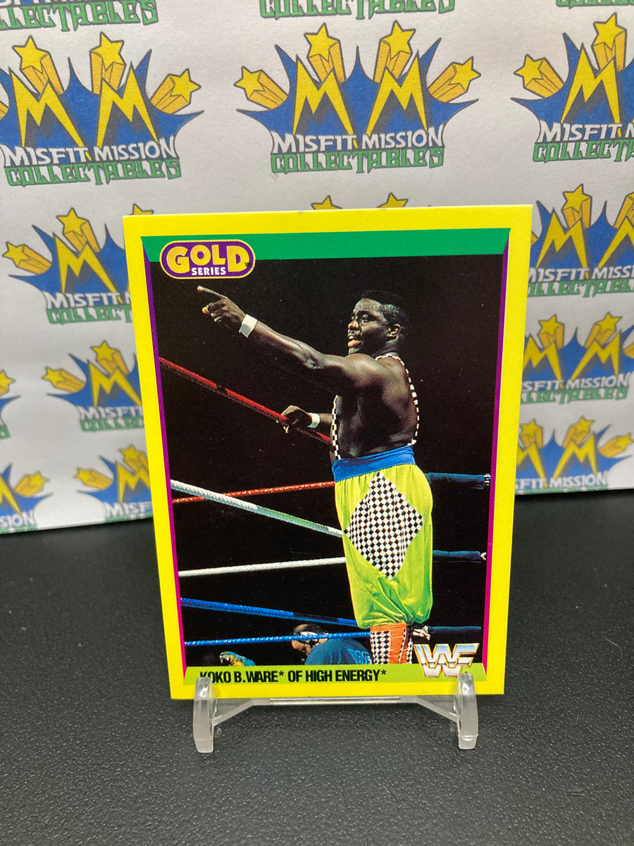1992 WWE WWF Merlin Gold Series 2 Koko B. Ware of High Energy #75 Trad ...