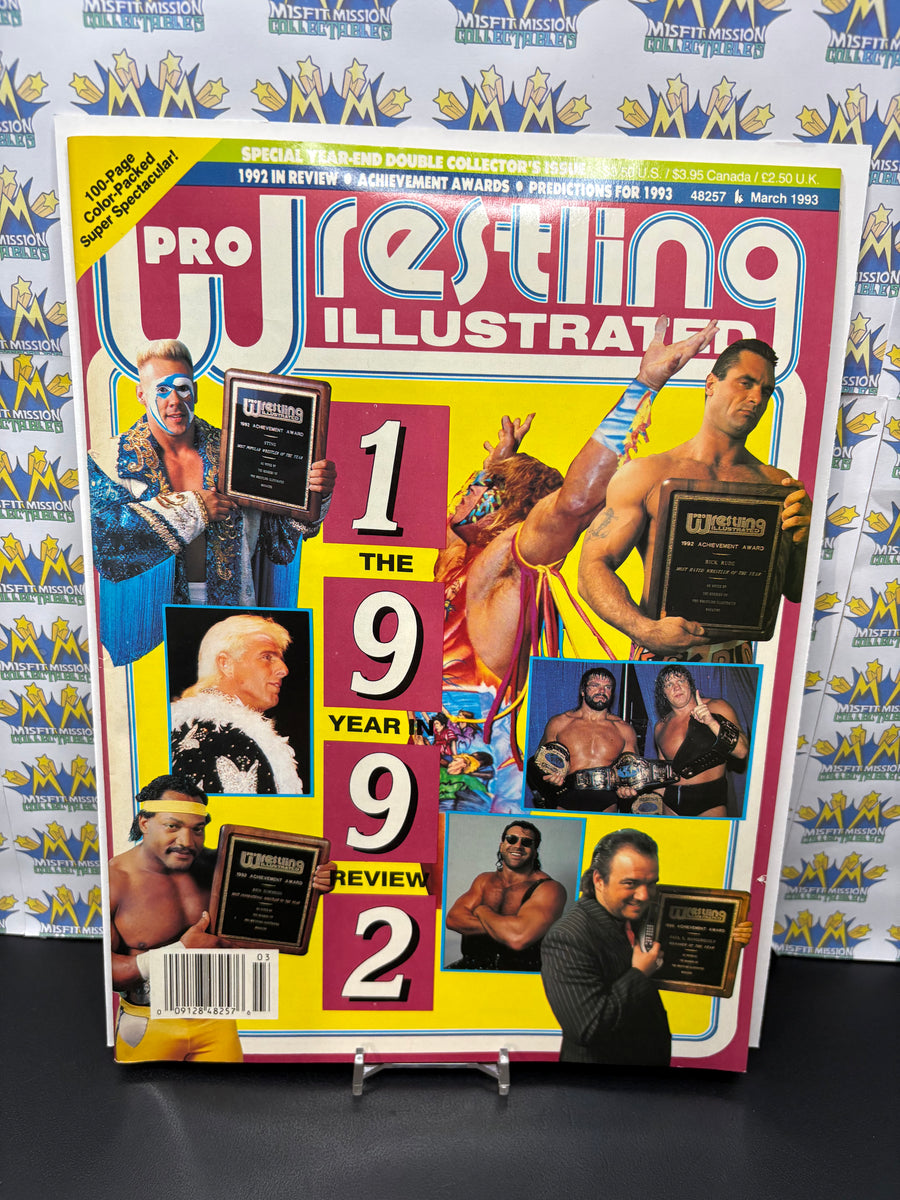 PWI Pro Wrestling Illustrated March 1993 Magazine – The Misfit Mission ...
