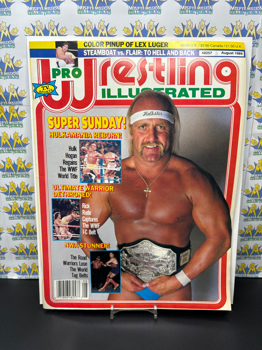 PWI Pro Wrestling Illustrated August 1989 Magazine – The Misfit Mission ...