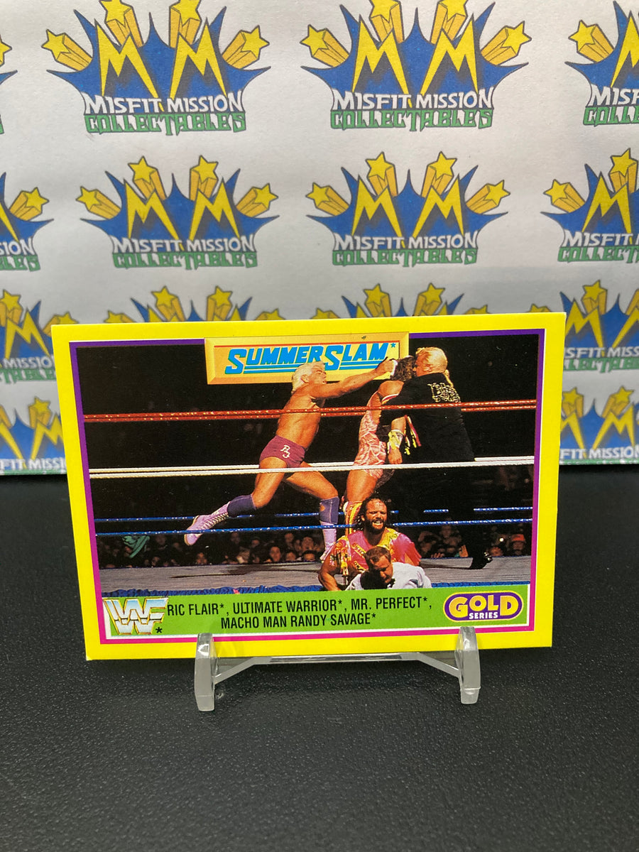 1992 WWE WWF Merlin Gold Series 2 SummerSlam Ric Flair, Ultimate Warri ...