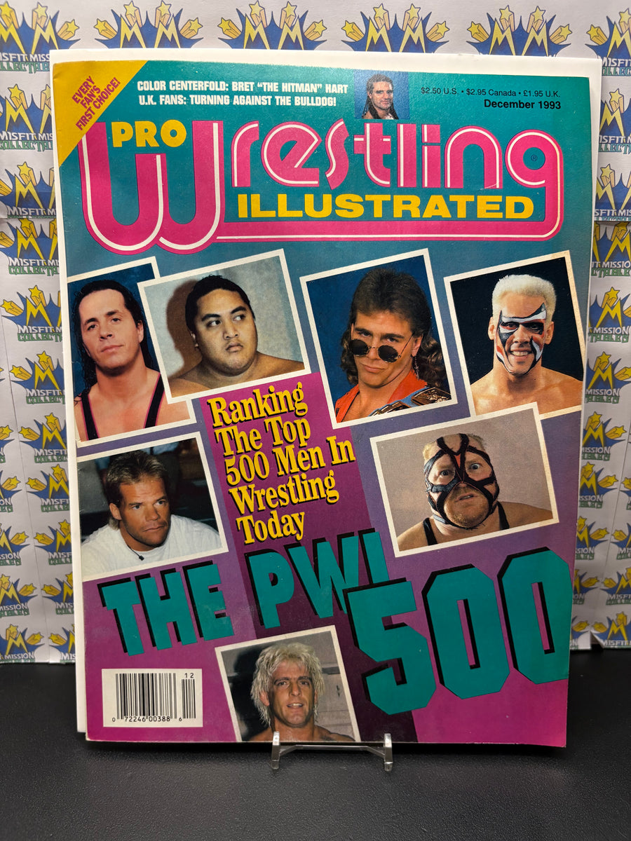 PWI Pro Wrestling Illustrated December 1993 Magazine – The Misfit ...