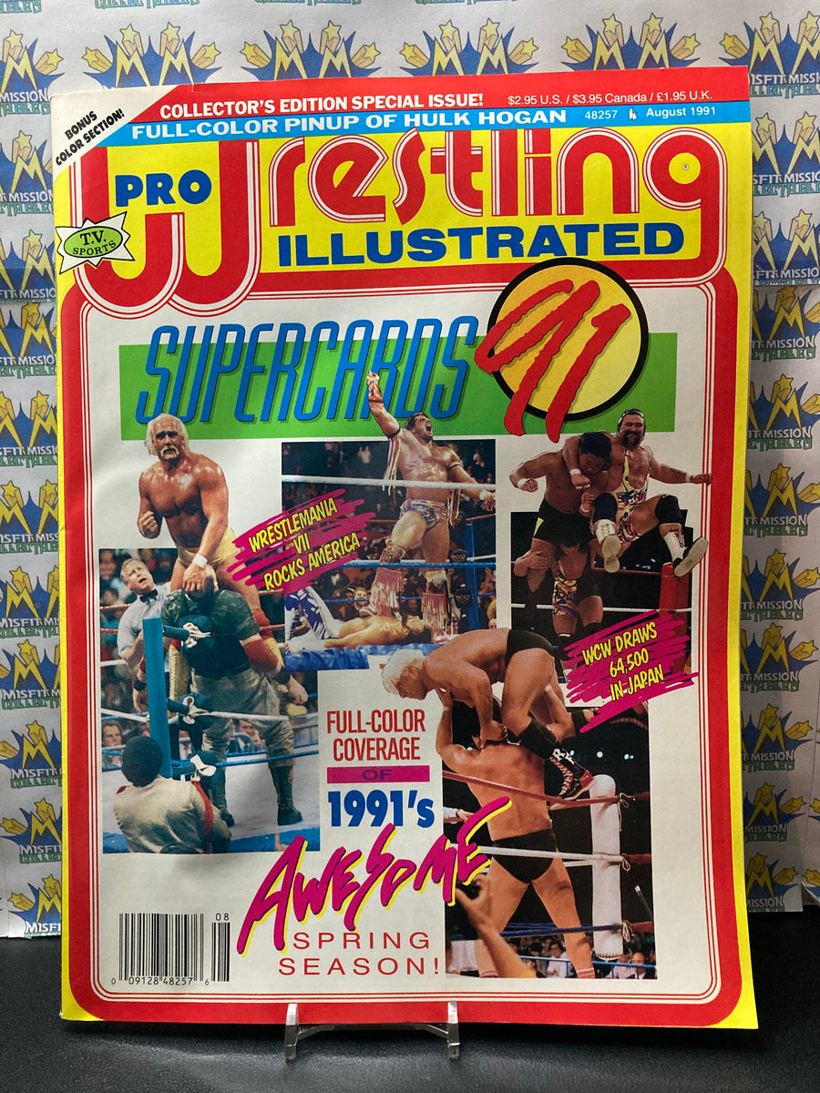 PWI Pro Wrestling Illustrated August 1991 Magazine – The Misfit Mission ...