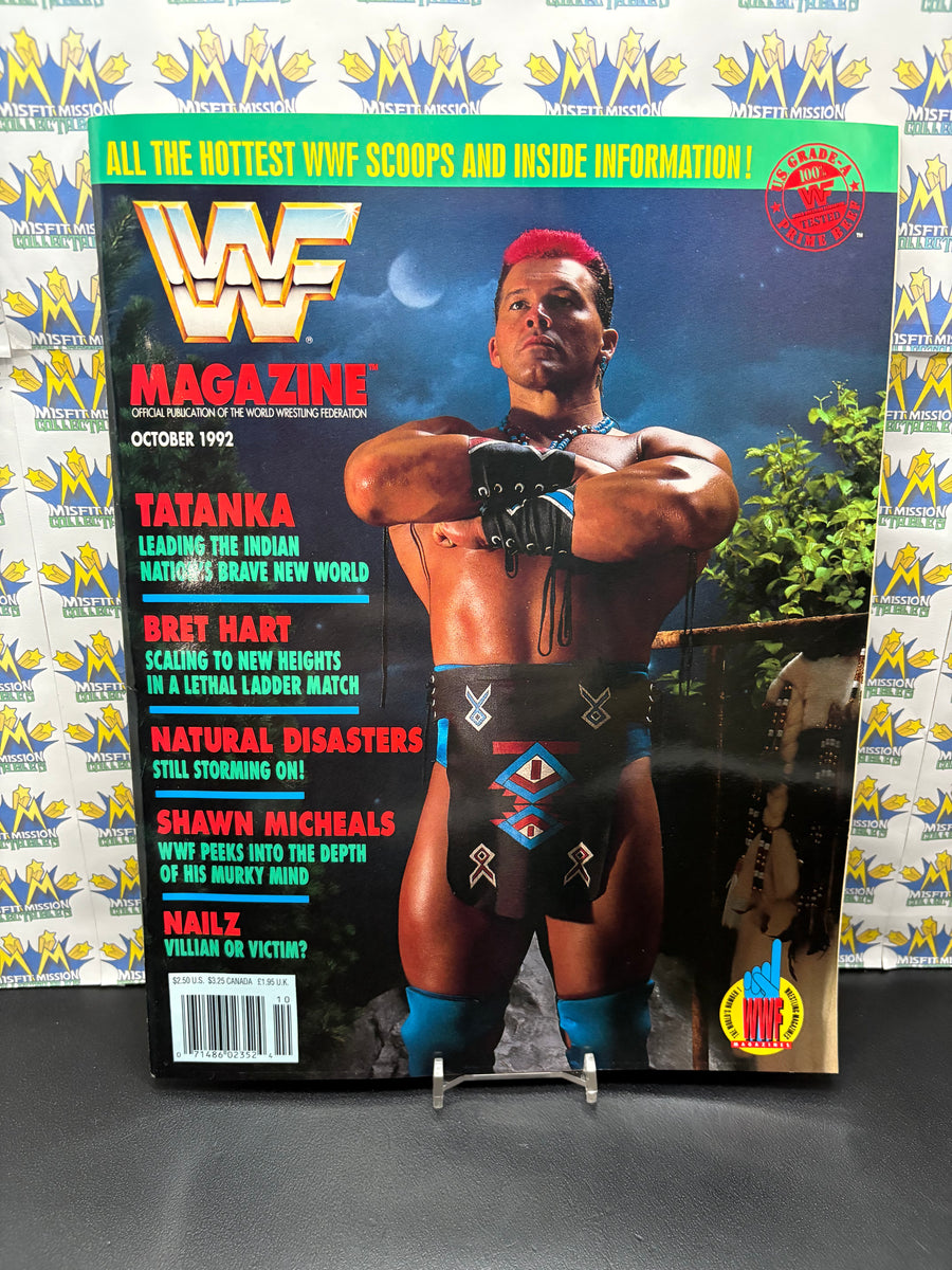 WWE WWF Magazine October 1992 Tatanka Cover – The Misfit Mission ...