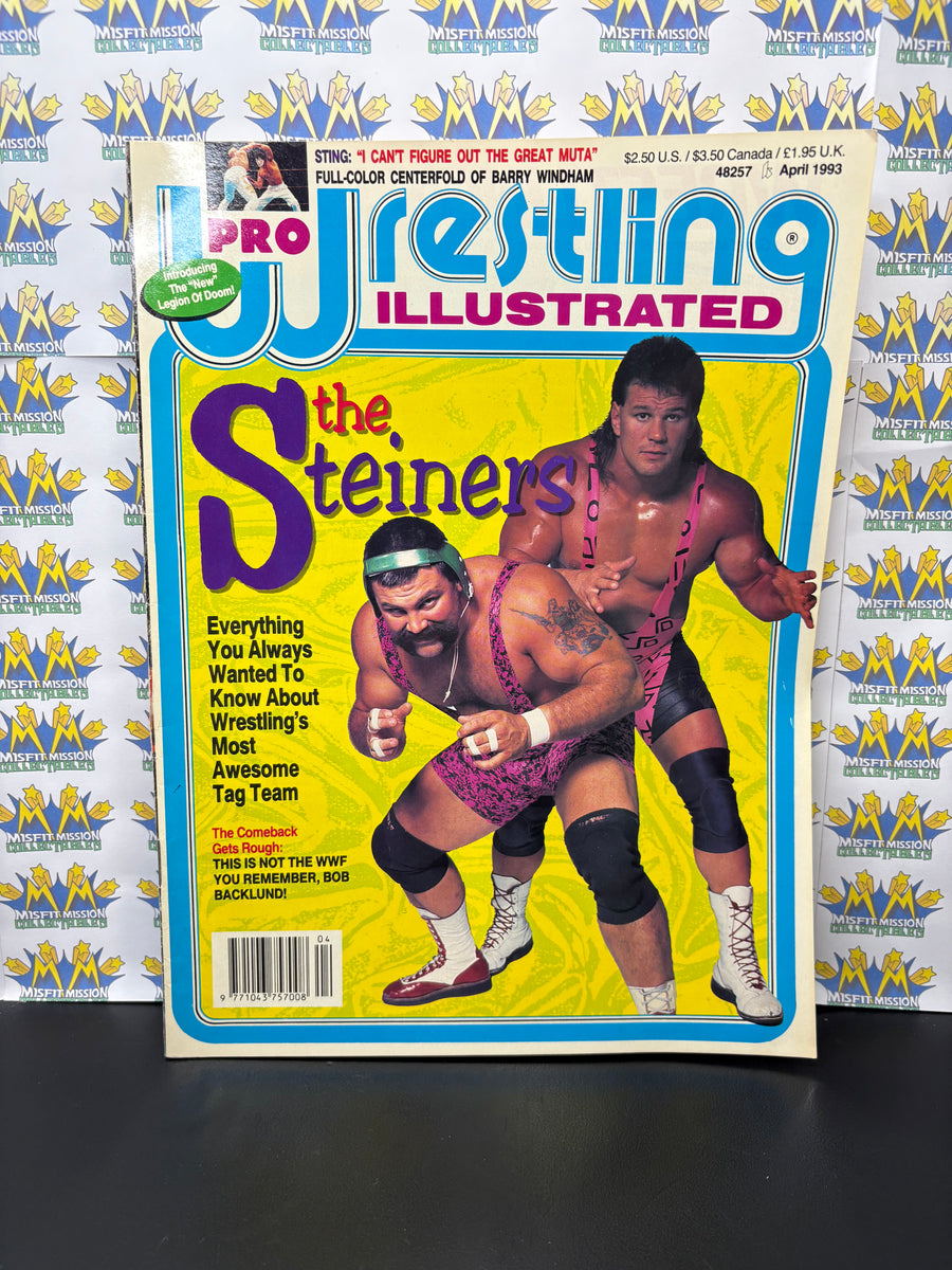 PWI Pro Wrestling Illustrated April 1993 The Steiner Brothers Cover ...