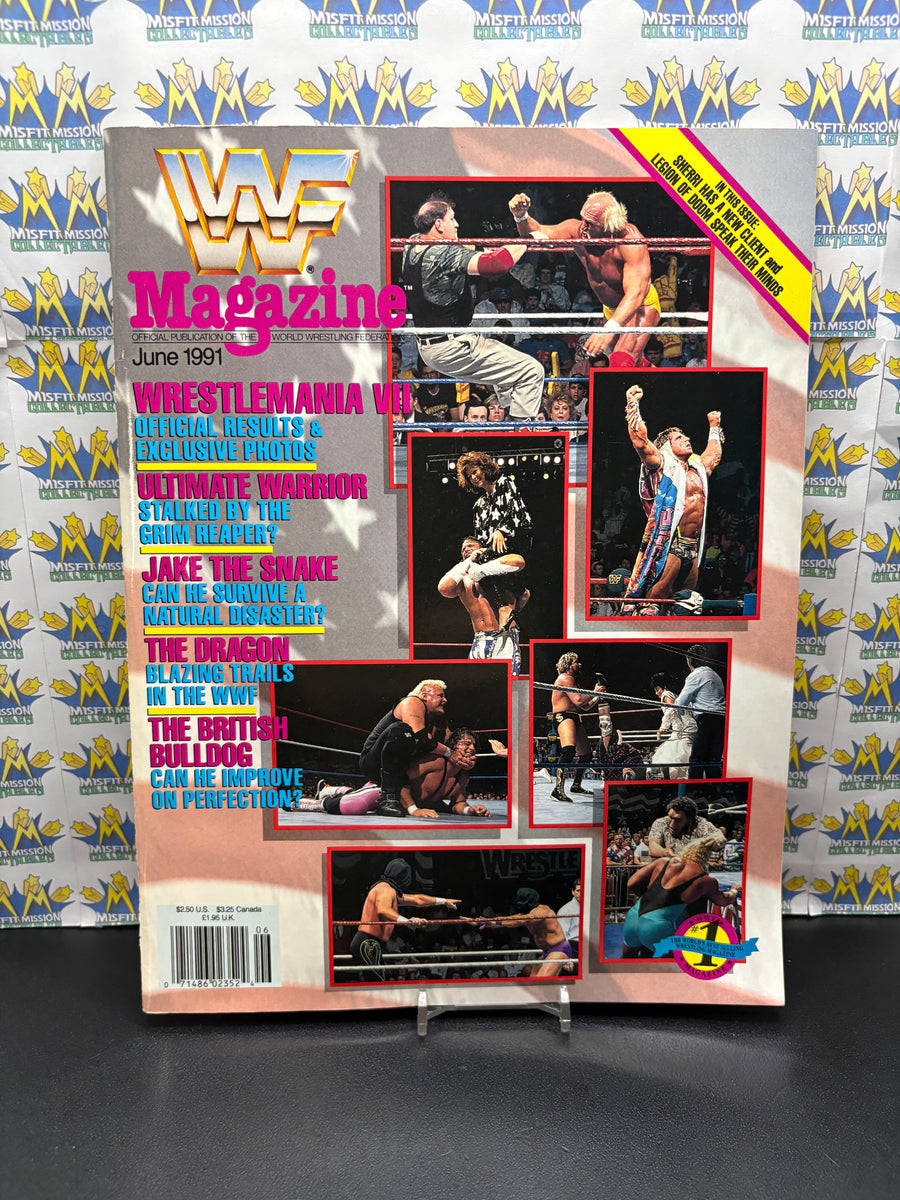 WWE WWF Magazine June 1991 Wrestlemania VII Cover – The Misfit Mission ...