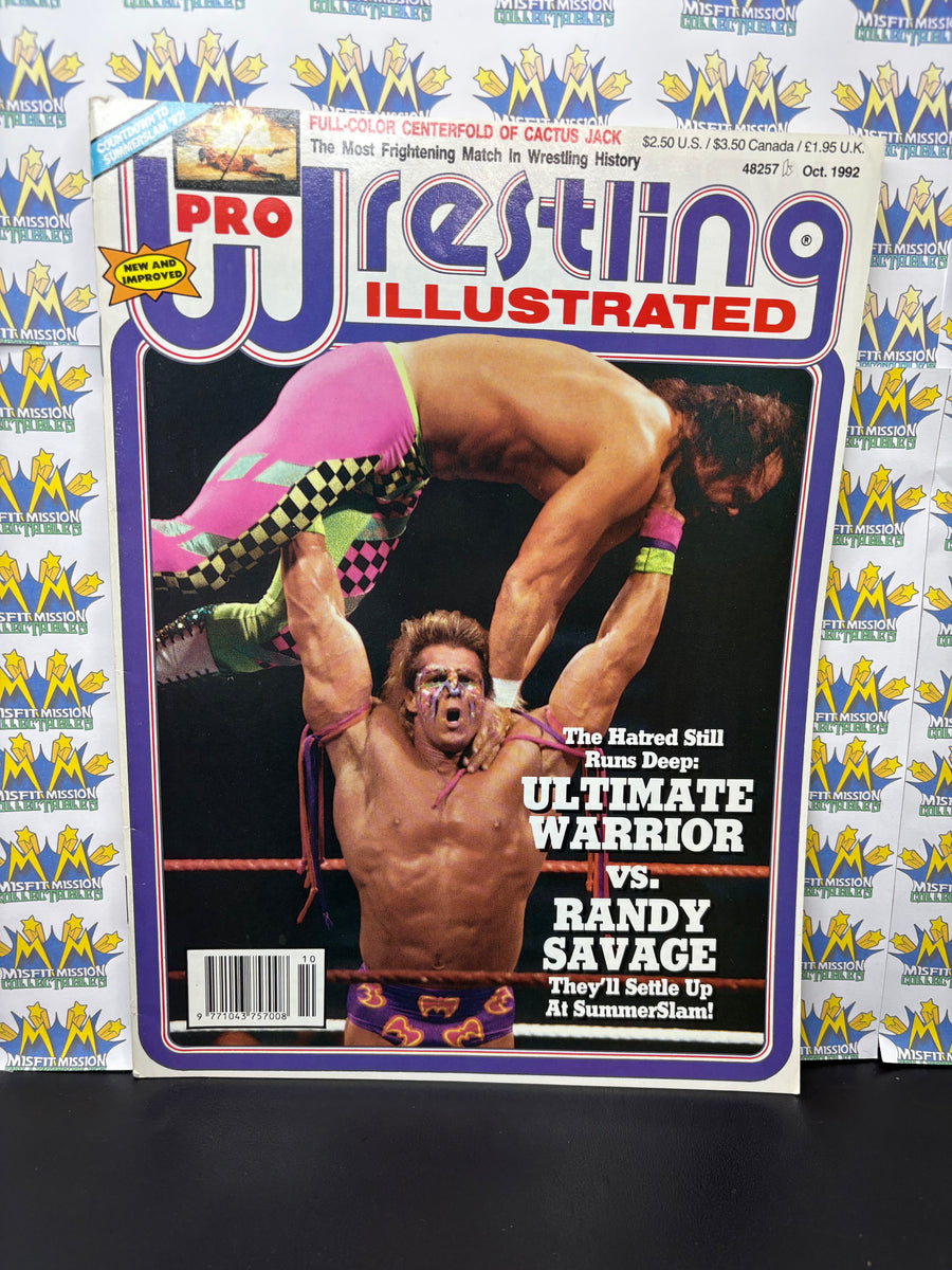 PWI Pro Wrestling Illustrated October 1992 The Ultimate Warrior Cover ...