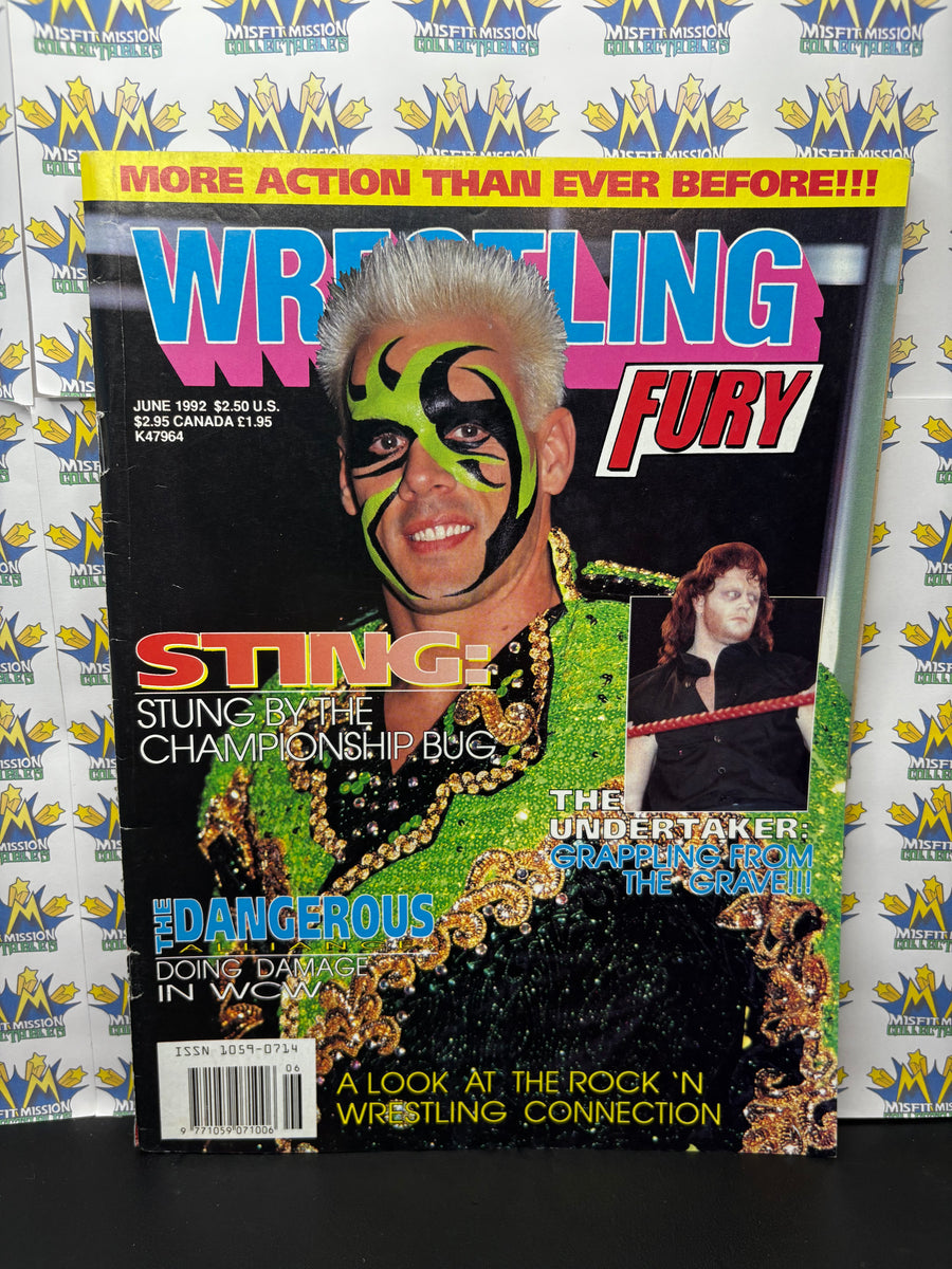 Wrestling Fury Magazine June 1992 Sting Cover – The Misfit Mission ...
