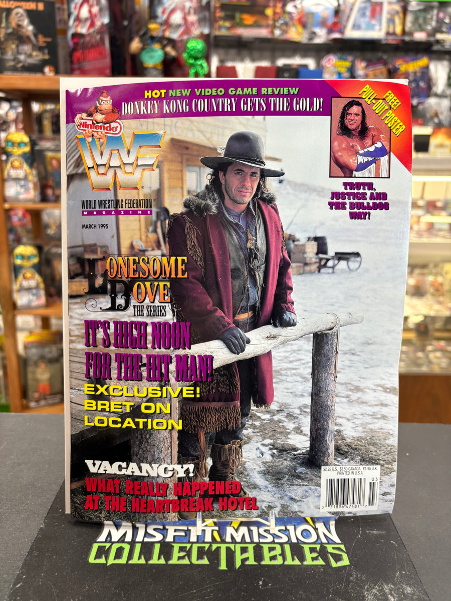 WWE WWF Magazine March 1995 Bret Hart Cover – The Misfit Mission ...
