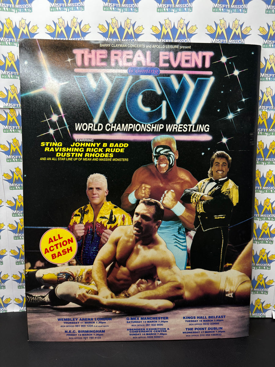 WCW Magazine March 1993 WCW 1992 Readers Awards Cover – The Misfit ...