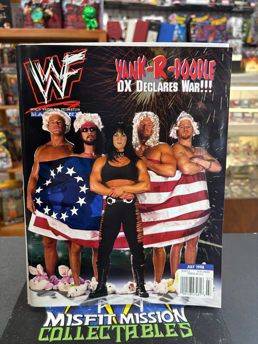 WWF WWE Magazine July 1998 D-Generation X Cover – The Misfit Mission ...
