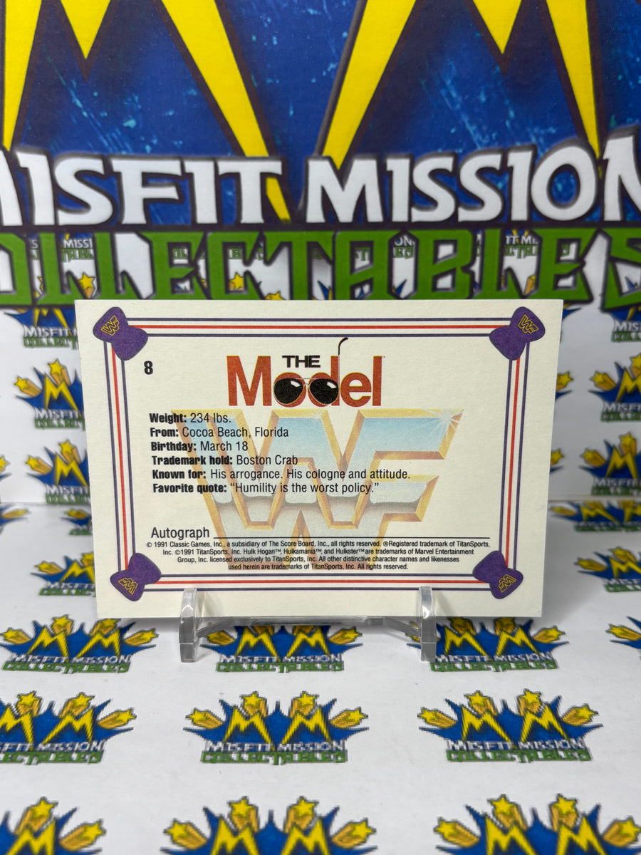 1991 WWF Classic Games Rick The Model Martel #8 Trading Card – The ...