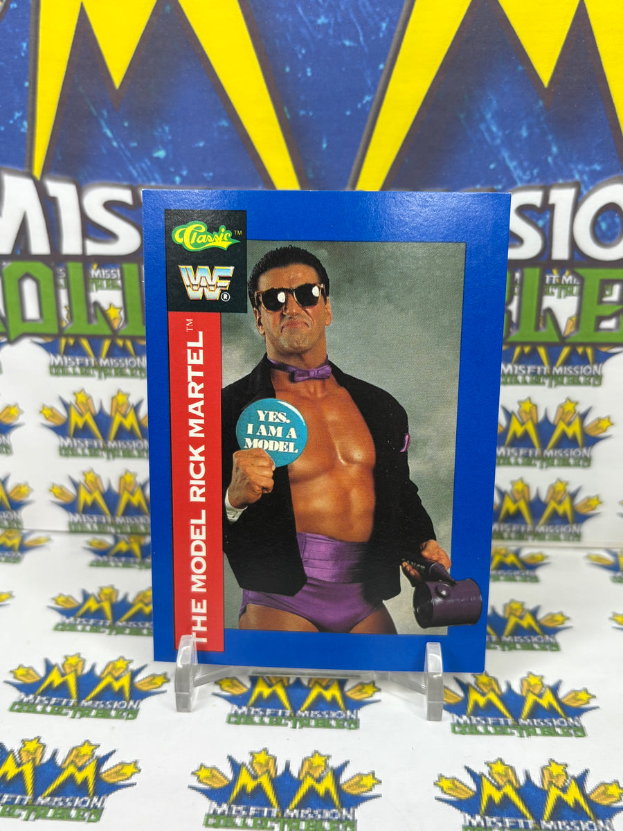 1991 WWF Classic Games Rick The Model Martel #102 Trading Card – The ...