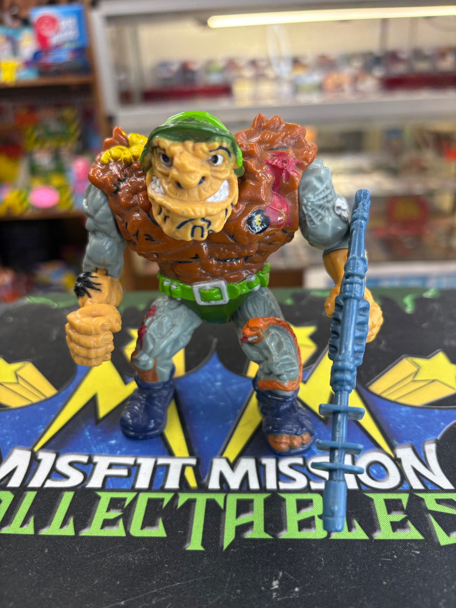 Vintage 1989 TMNT Teenage Mutant Ninja Turtles General Traag Figure ...