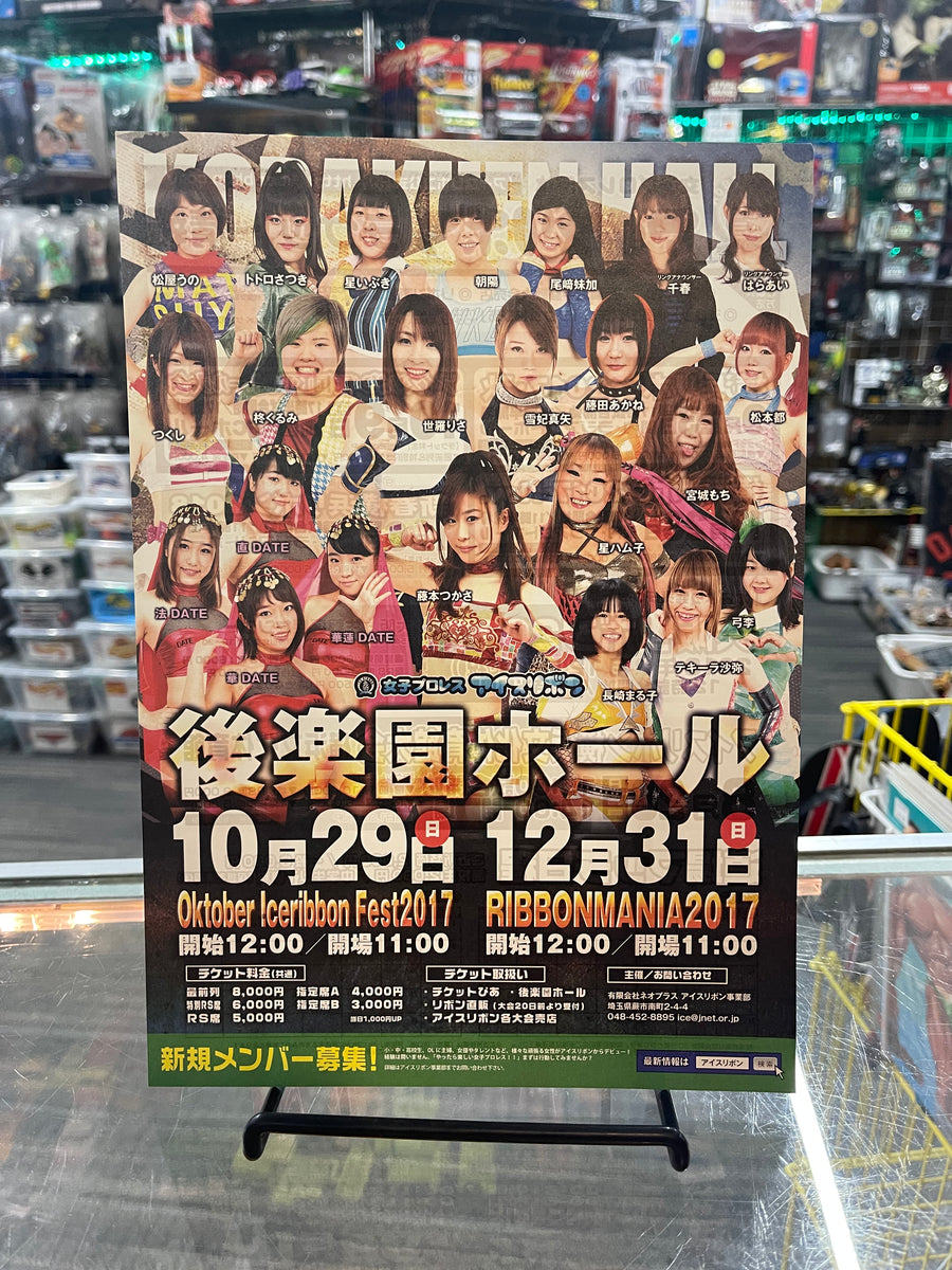 Woman’s Pro Wrestling Ice Ribbon Ribbonmania 2017 Event Poster – The ...