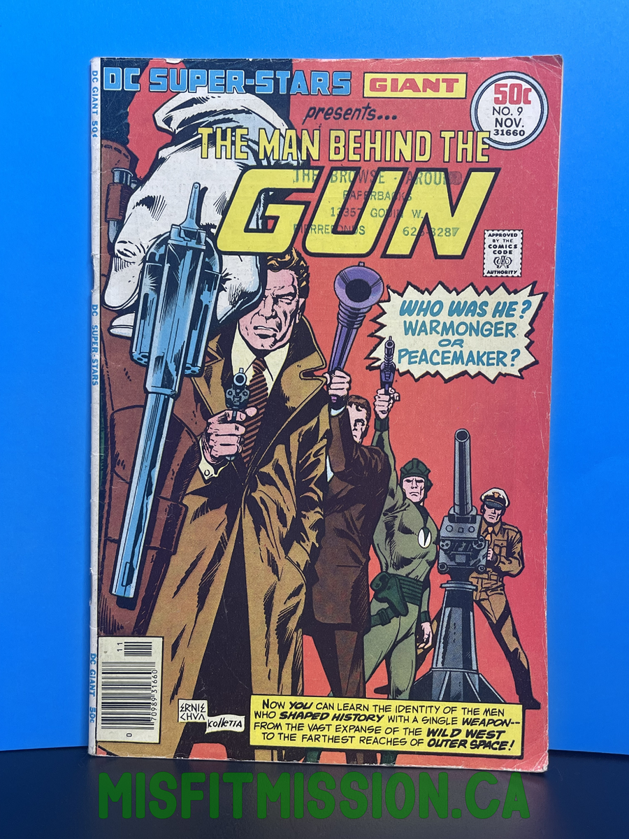 DC Comics 1976 DC Super Stars Giant Presents The Man Behind Gun #9 ...