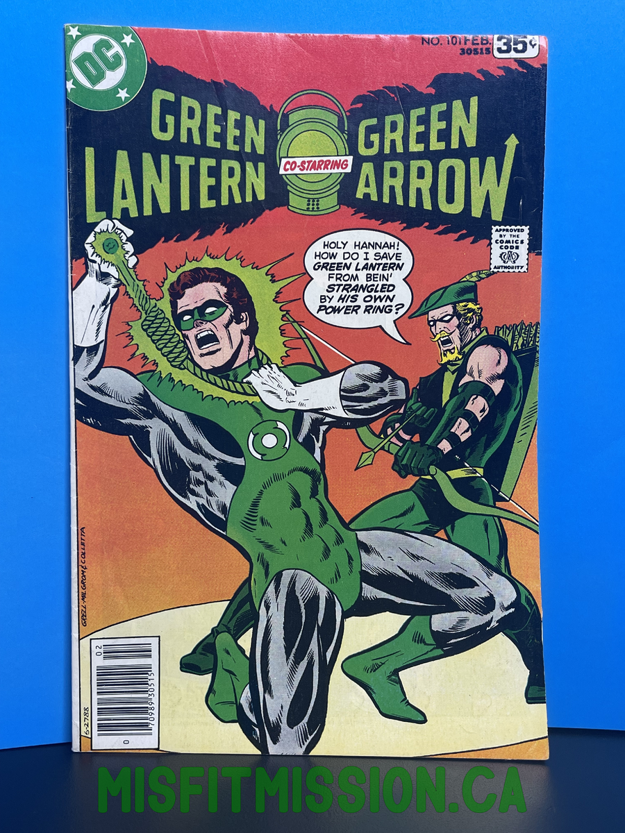 DC Comics 1977 Green Lantern Co-Starring Green Arrow #101 – The Misfit ...