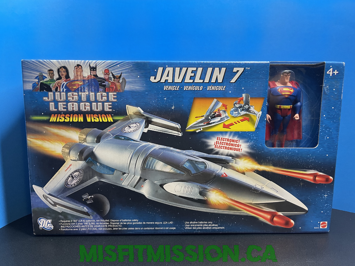 Justice League Mission Vision Javelin 7 (New) – The Misfit Mission ...
