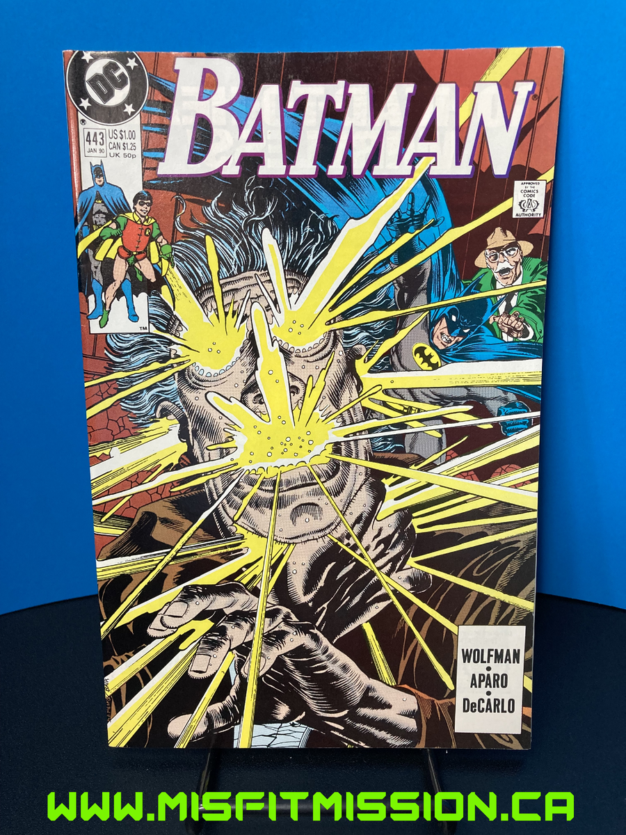 DC Comics January 1990 Batman #443 – The Misfit Mission Collectables