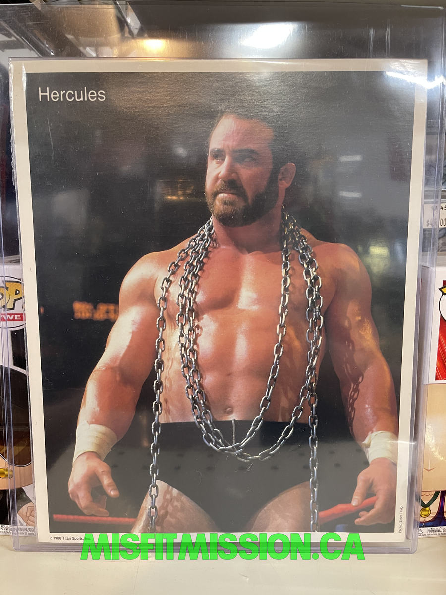 Rare Vintage 1988 WWF/WWE Hercules Promotional Picture – The Misfit ...
