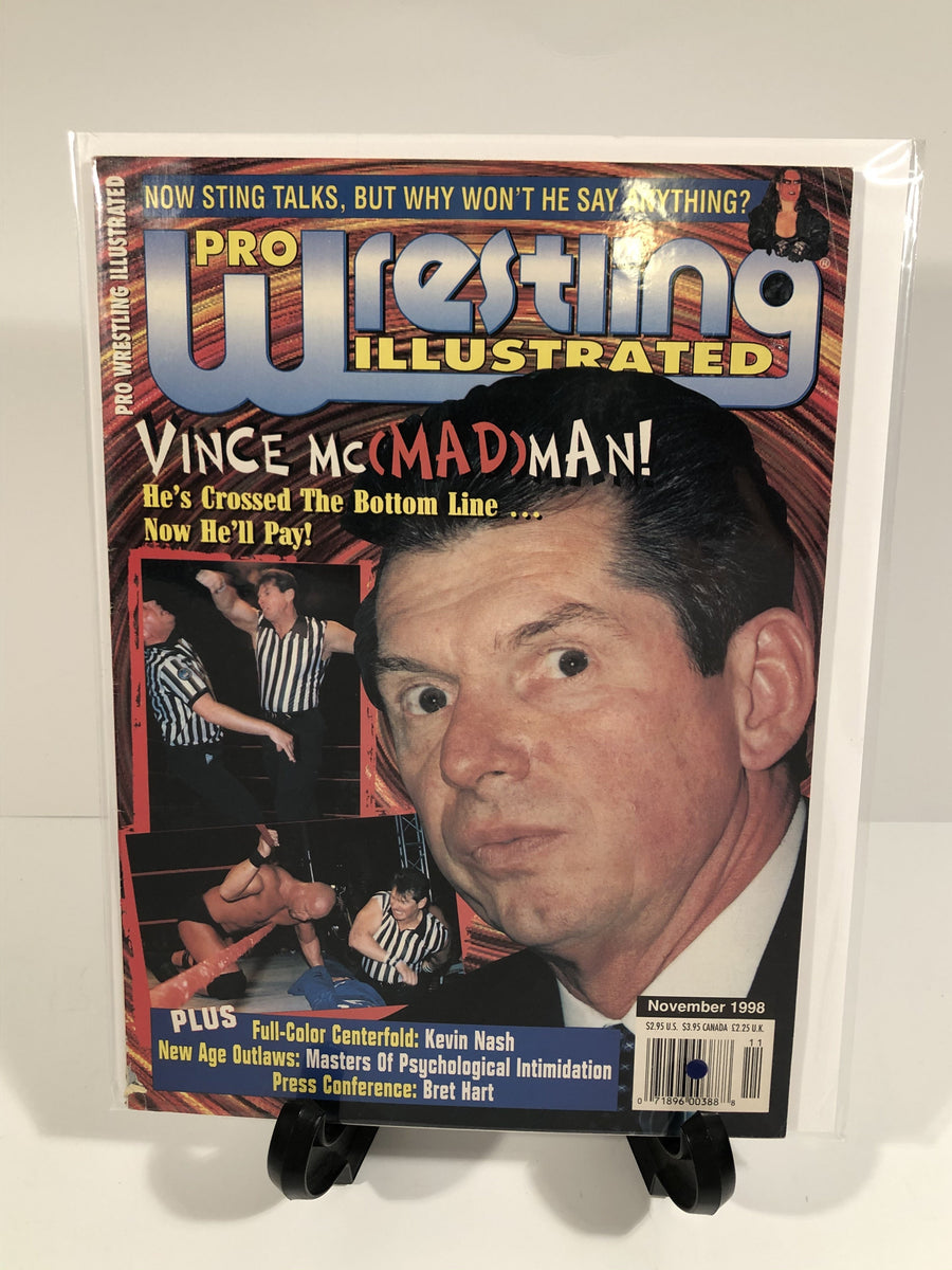 Pro Wrestling Illustrated November 1998 Vince McMahon – The Misfit ...