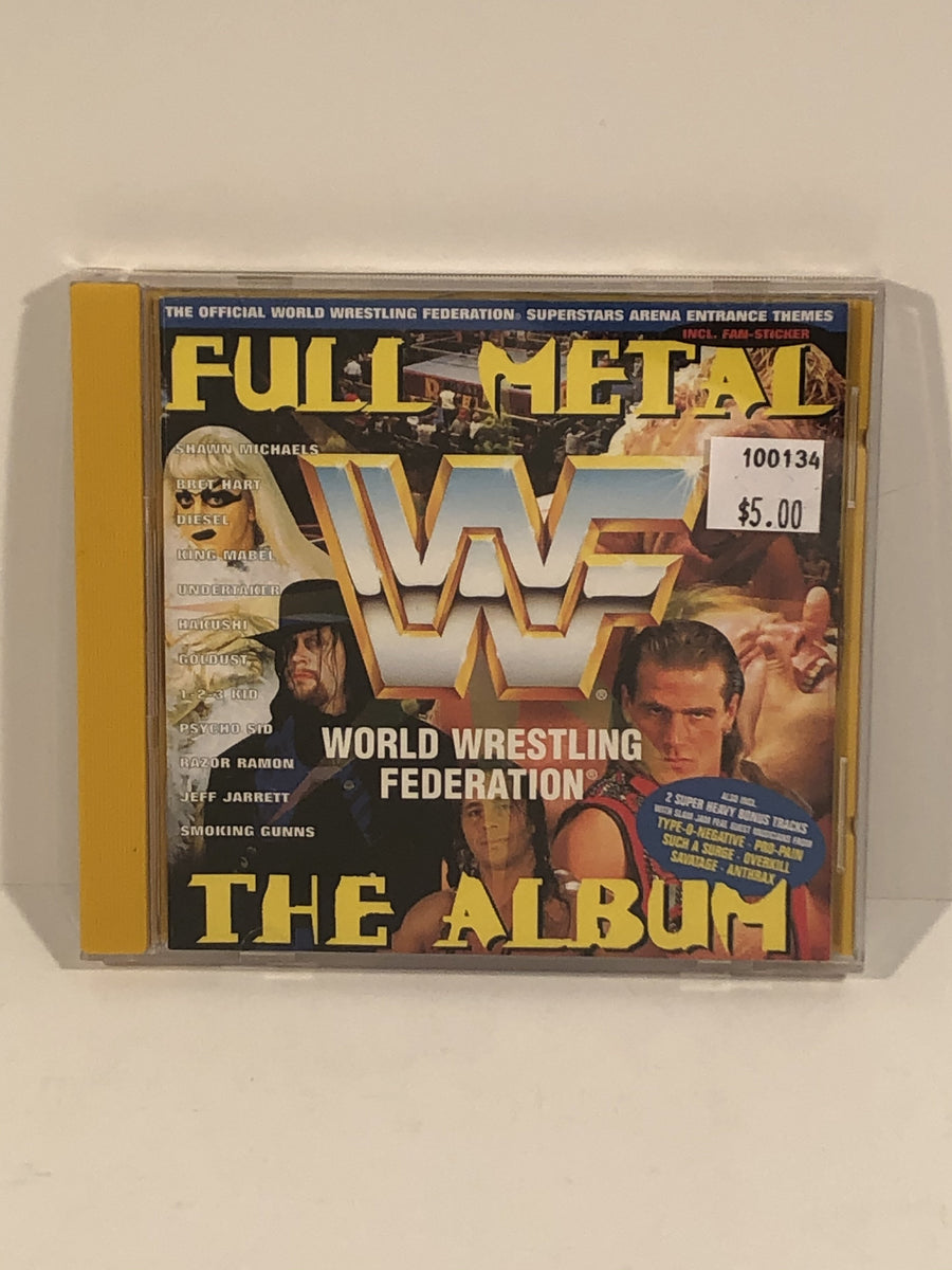 WWF Full Metal The Album CD – The Misfit Mission Collectables