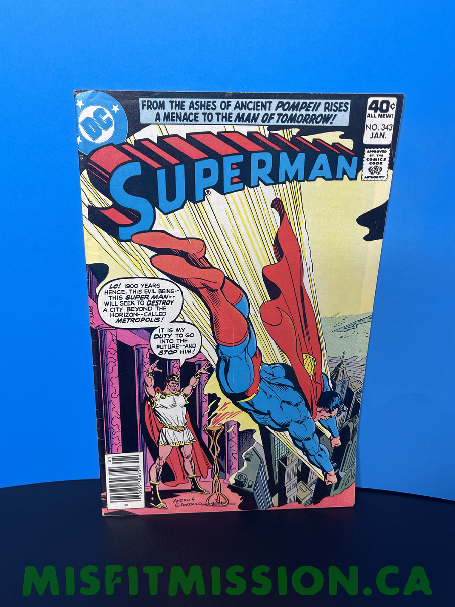 DC Comics 1980 Superman #343 – The Misfit Mission Collectables